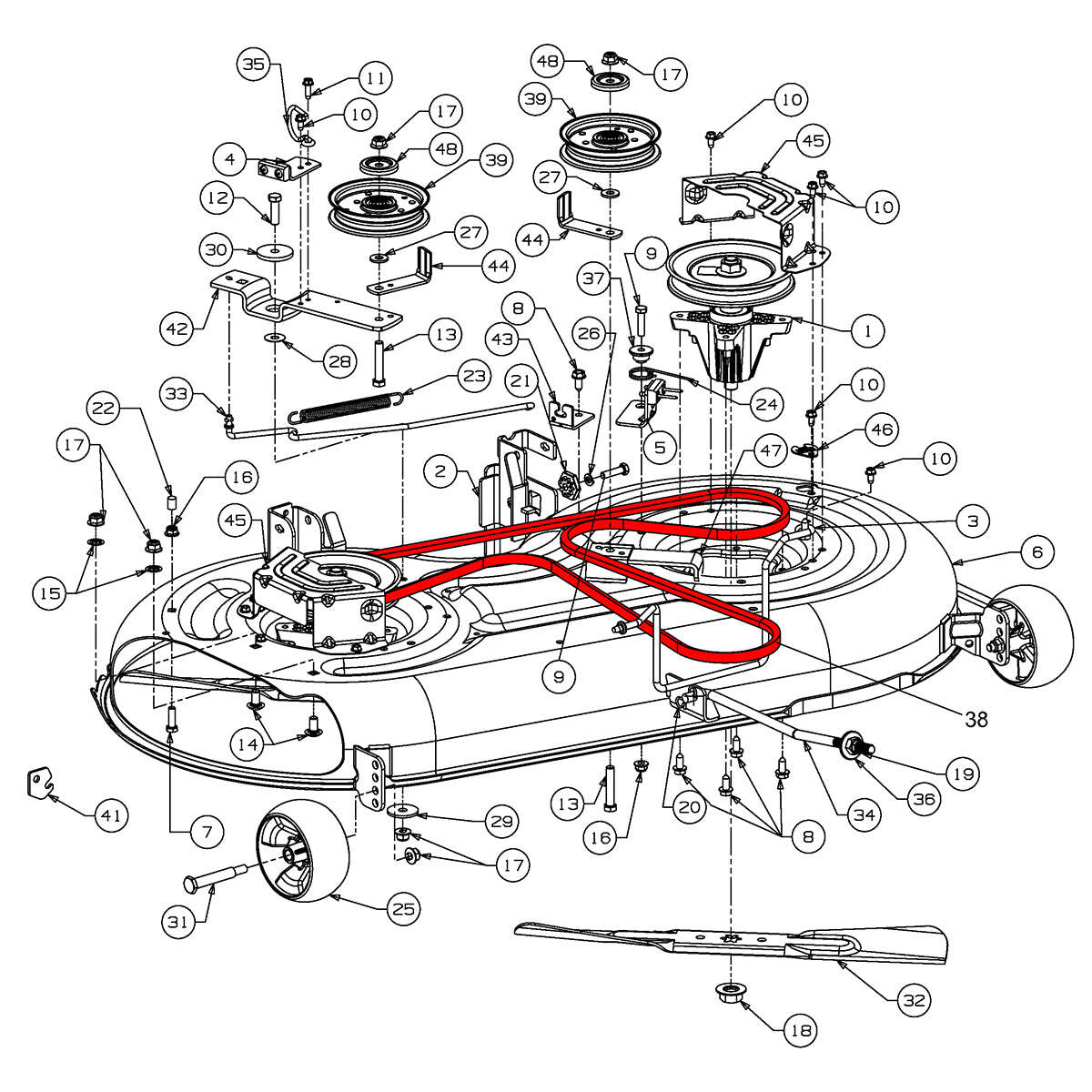 Cutting Deck Belt Fits Mtd 742 RL Pn 754-04060c | eBay
