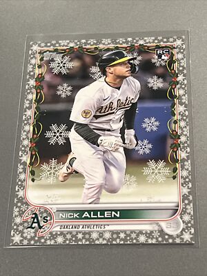 2020 Topps Holiday Nick Allen Metal Snowflake Parallel NM | eBay