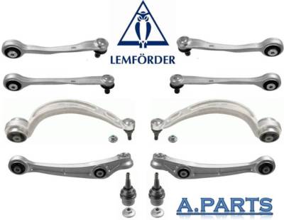 LEMFÖRDER REP. SATZ 10X QUERLENKER VORDERACHSE KOMPLETT AUDI A4 A5 Q5 ...