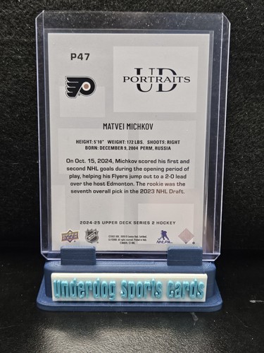 2024-25 Series 2 Matvei Michkov 3 Card Rookie Lot! Speckle Welcome ...