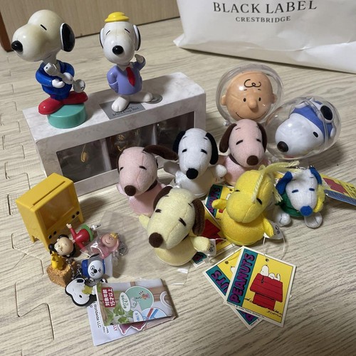 Snoopy Goods lot Figure Plush Keychain peanuts cup | eBay