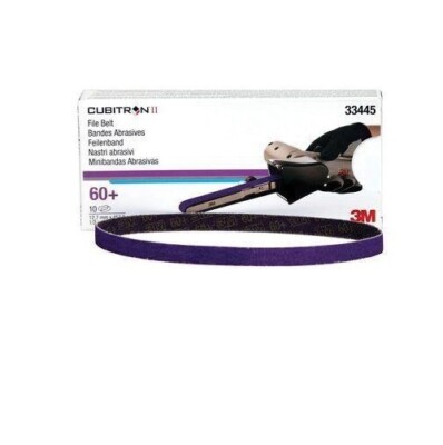 3M 33445 Cubitron II 1/2" x 18" File Belt - 10 Belts/Box | eBay