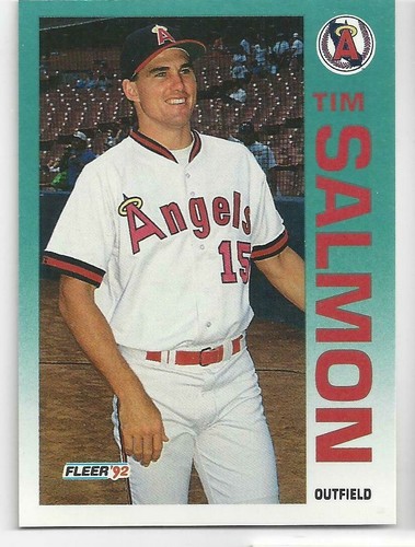 Tim Salmon 1992 Fleer Baseball MLB Update Rookie Card # 19 | eBay