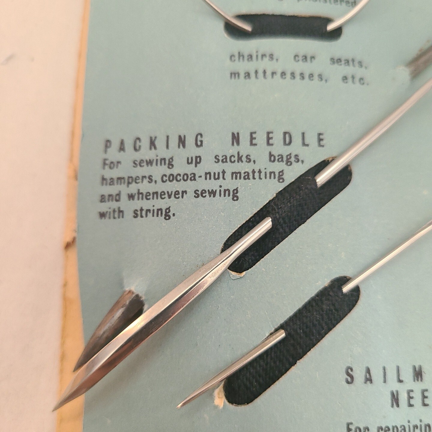 VTG Forged in Redditch England Set of 6 Household Repair Needles by ...