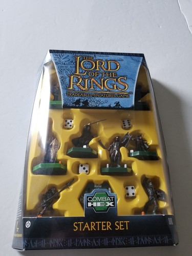 THE LORD OF THE RINGS LOTR 2003 COMBAT HEX STARTER SET SEALED TRADEABLE ...
