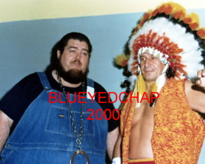 HAYSTACKS CALHOUN & CHIEF JAY STRONGBOW WRESTLER 8 X 10 WRESTLING PHOTO ...