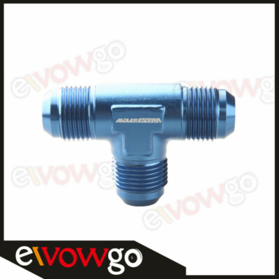 AN10 10AN AN-10 Male Union Tee T-piece Fitting Adapter Aluminum Blue ...