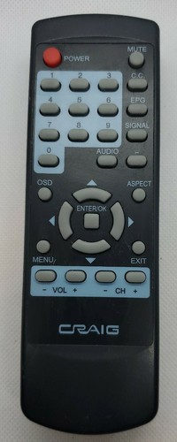CRAIG CG003 REMOTE CONTROL for CVD508 | eBay