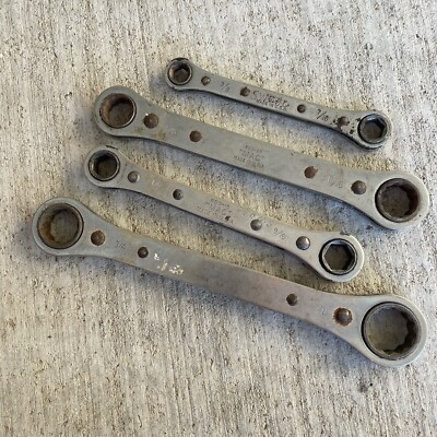 MAC Tools Ratcheting Box End Wrenches Lot of 4 RBW - 10, 15, 20, 25 ...