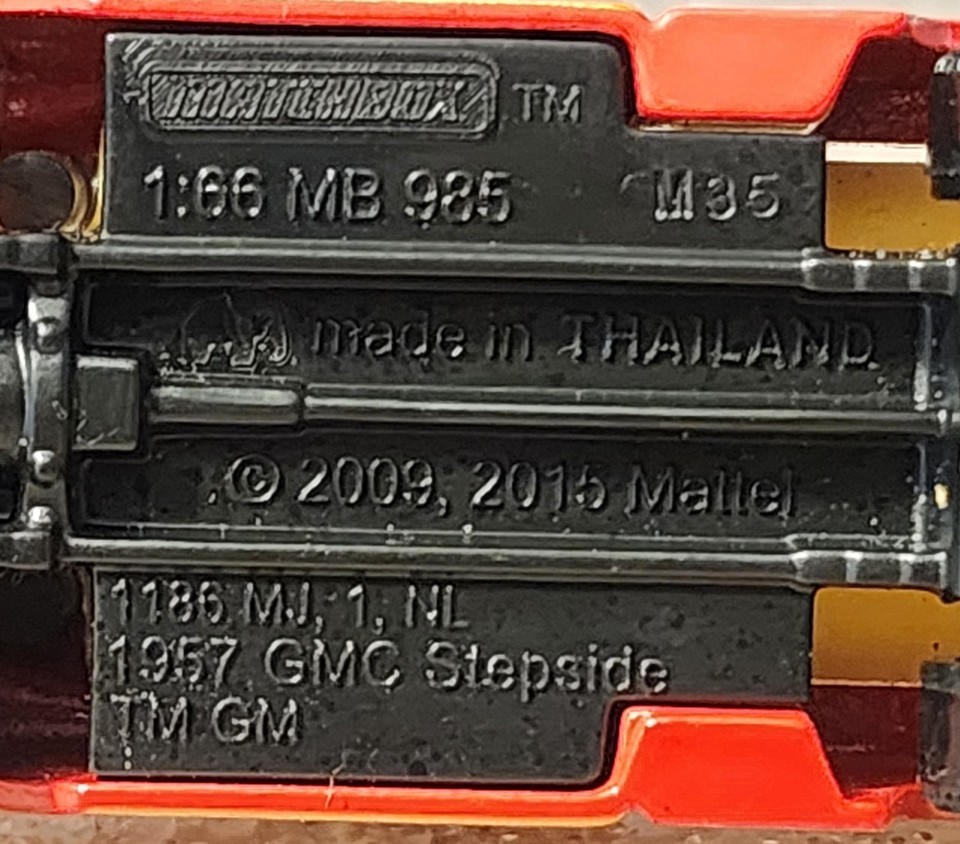 MATCHBOX '57 GMC STEPSIDE MBX COUNTY RESCUE | eBay