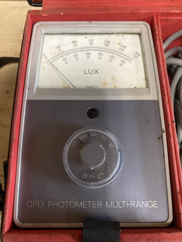GPO Photometer Multi-range Lux Vintage | eBay