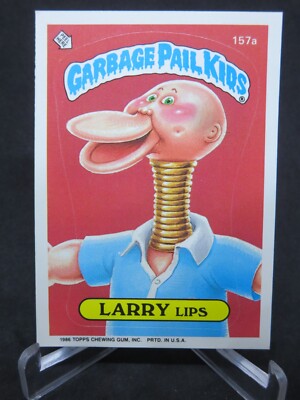 1986 Garbage Pail Kids Series 4 #157a Larry Lips - Decent Shape KL | eBay