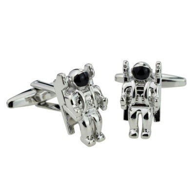 Spaceman on Jet Pack Cufflinks Astronaut Space in a Box X2N308 | eBay UK