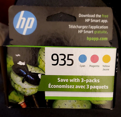 Genuine HP 935 Color 3PK Ink - Officejet 6230 6830 6835 - NEW- Exp. 09/ ...