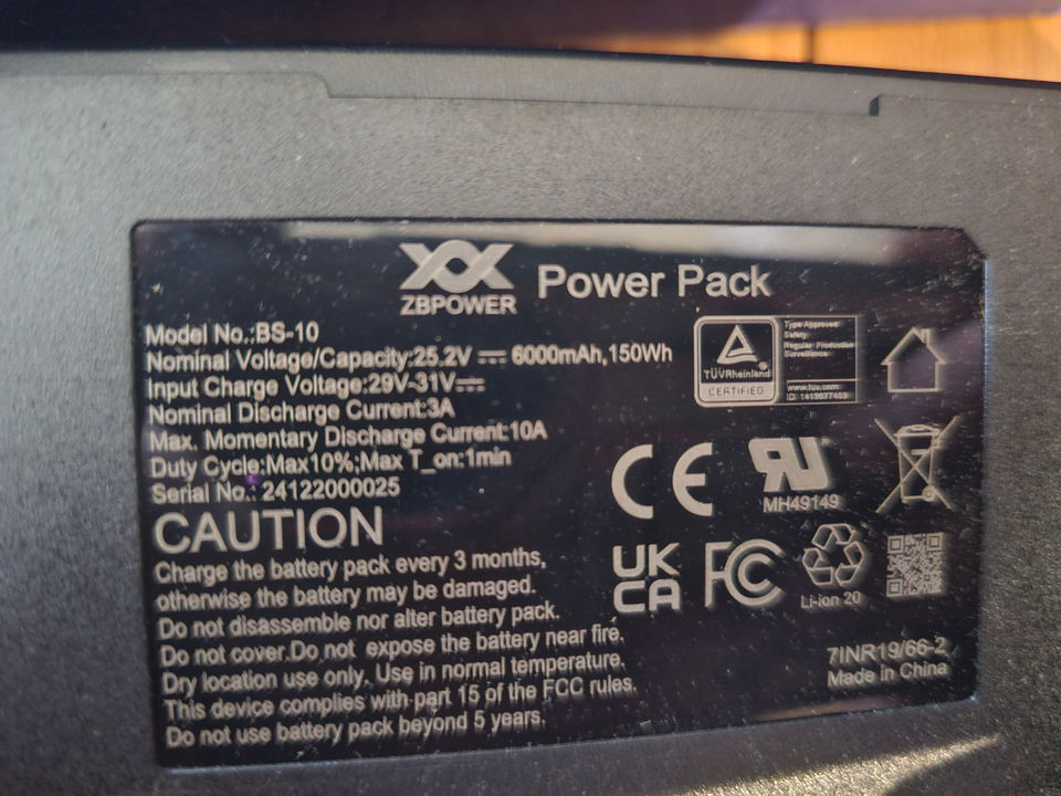 MineCtrl Universal Battery Pack for Reclining Furniture, ZBPOWER ...