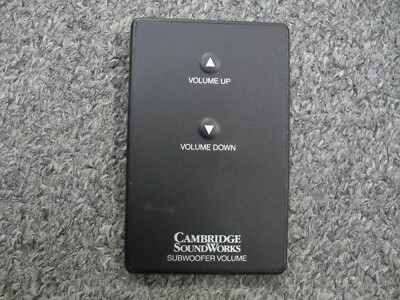 Remote Volume Control For Cambridge SoundWorks Subwoofer | eBay