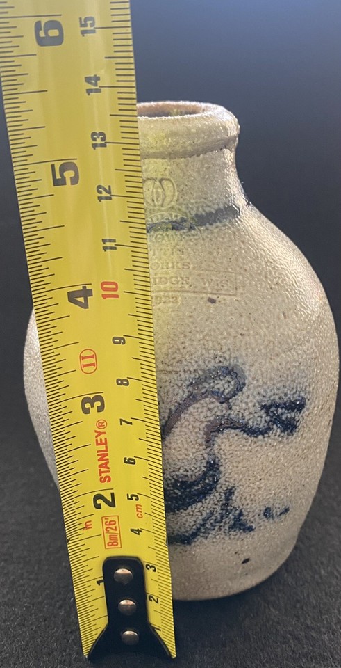 Rowe Pottery Works Vintage Bunny 1982 Jug Vase Salt Glazed | eBay