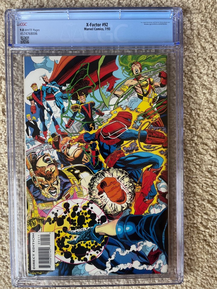 X-Factor #92, CGC 9.8, Marvel, 1st appearance of Exodus,Wraparound ...