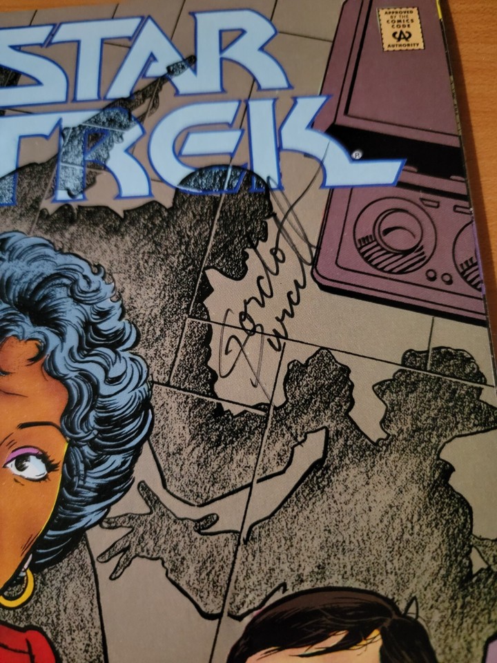 Star Trek v2 #30 SIGNED Gordon Purcell /w Photo ~ NEAR MINT NM ~ 1992 ...