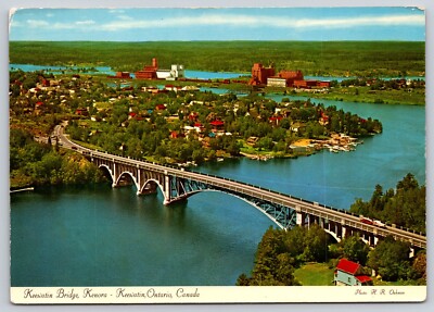 Postcard Keewatin Bridge Kenora Keewatin Ontario Canada Photo H R ...
