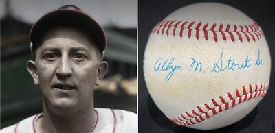 RARE Allyn Stout (died 1974) 1931 St Louis Cardinals PSA/DNA Signed ...