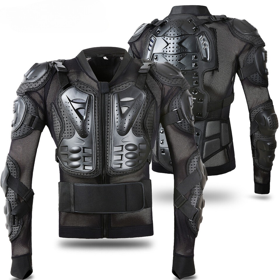 Full Body Armor Motorcycle Jacket Chest Back Protector Moto Body Armor ...