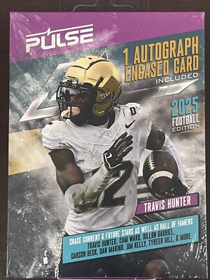 2024 Pulse Football Factory Sealed Retail Box - 1 ENCASED AUTOGRAPH ...