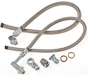 March Performance P329 Stainless Braided Power Steering Hose Kit | eBay