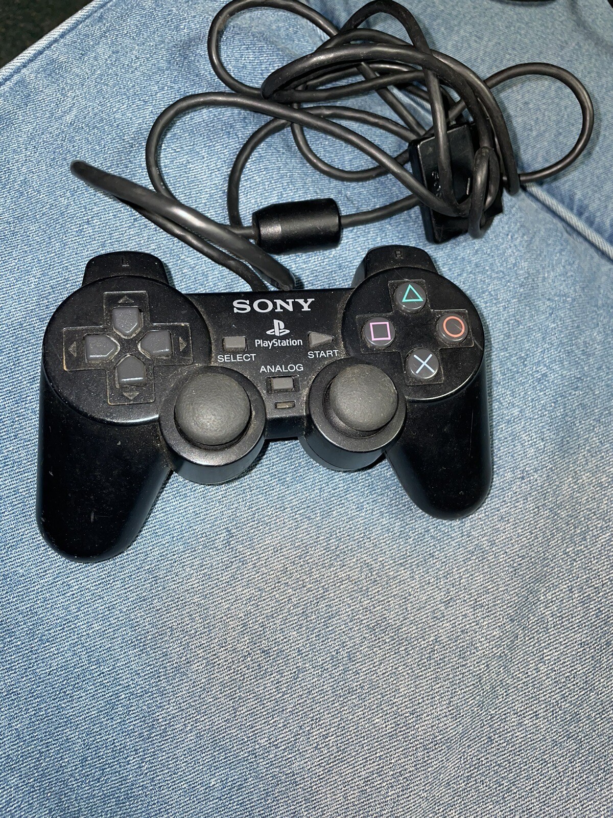 Sony PlayStation 2 Dual Shock Analog Controller - Black Tested Works ...