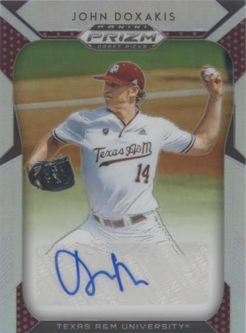 2019 Panini Prizm Draft Picks - Autographs John Doxakis #66 (AU, RC ...