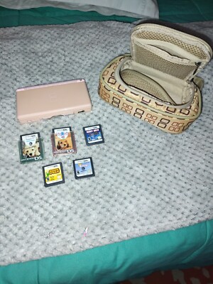 Official Nintendo DS Lite Pink With Games,Charger And Case 84119930960 ...