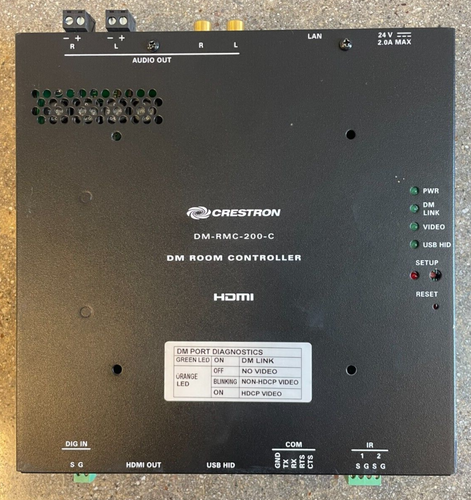 Crestron DM-RMC-200-C Room Controller - Black | eBay