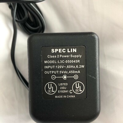 SPEC LIN L3 C-050045R class 2 Power Supply Transformer. Input 120V ...