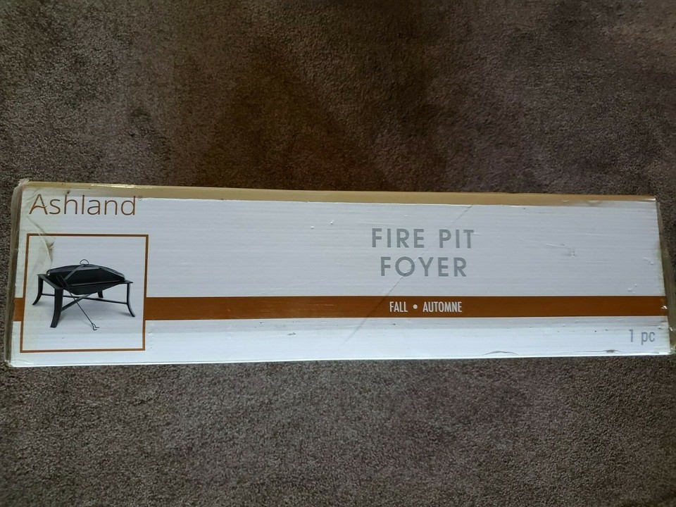 Ashland Black Fire Pit 24in Foyer Square - Brand New Sealed Box Pick-Up ...