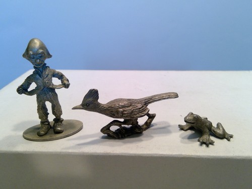 Spoontiques Pewter Group of 3 Figurines - Clown, Roadrunner & Frog | eBay