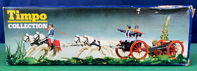 Timpo U.S. Cavalry Caisson and Gun Set #555 - mint in box - plastic toy ...