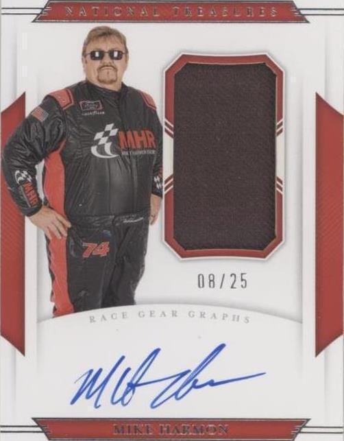 2021 Panini National Treasures - Race Gear Graphs Mike Harmon #RGG-MH ...