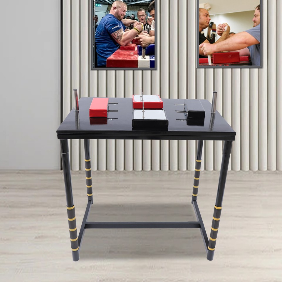 Pro Arm Wrestling Table Set Arm Wrestling Battle Table Stand w/ Pads ...