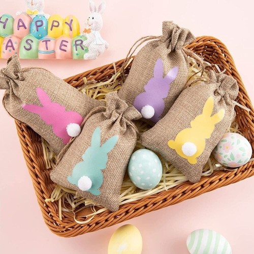DIY Bunny Packing Bags Rabbit Printing Party Decoration Portable Rabbit ...