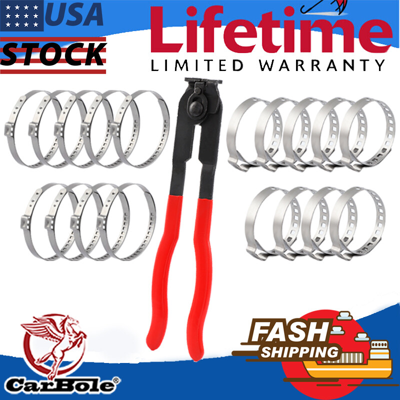 For Auto / ATV CV Joint Axle Boot Clamp Pliers Tool with 18 Crimp Bands ...