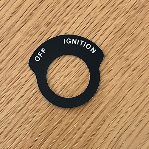 Harley Sportster Dyna Super Glide Lowrider Ignition Switch Decal 71550 ...