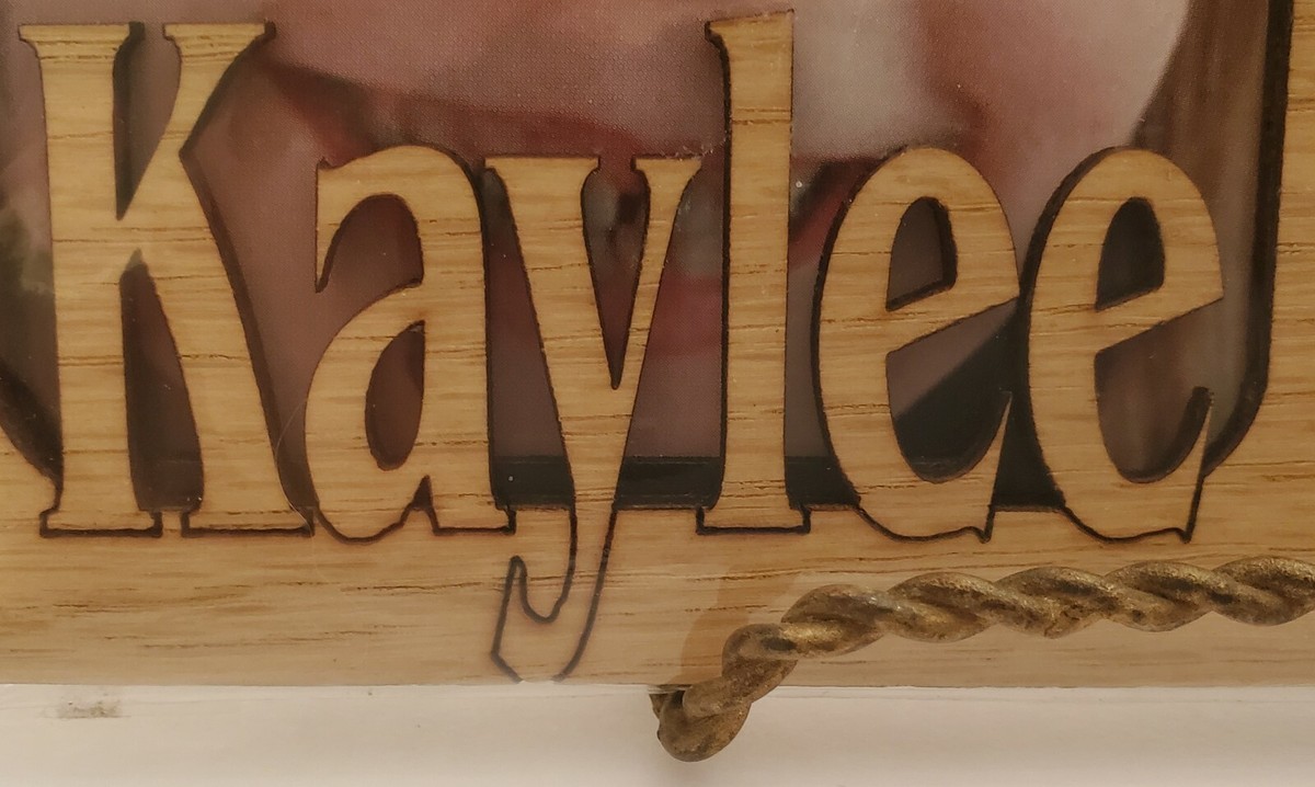 Wooden Names Kaylee Personalized Wooden Letter Piggy Bank, Custom Name
