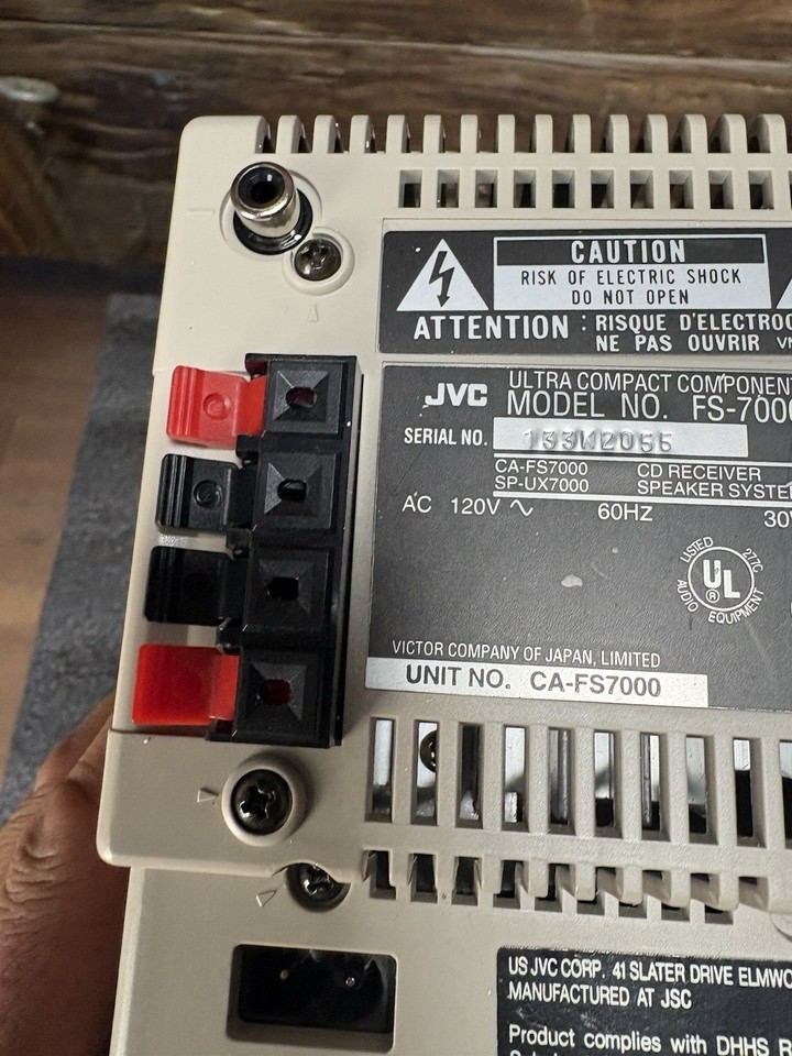 JVC Ultra Compact Component System model FS-7000 | eBay