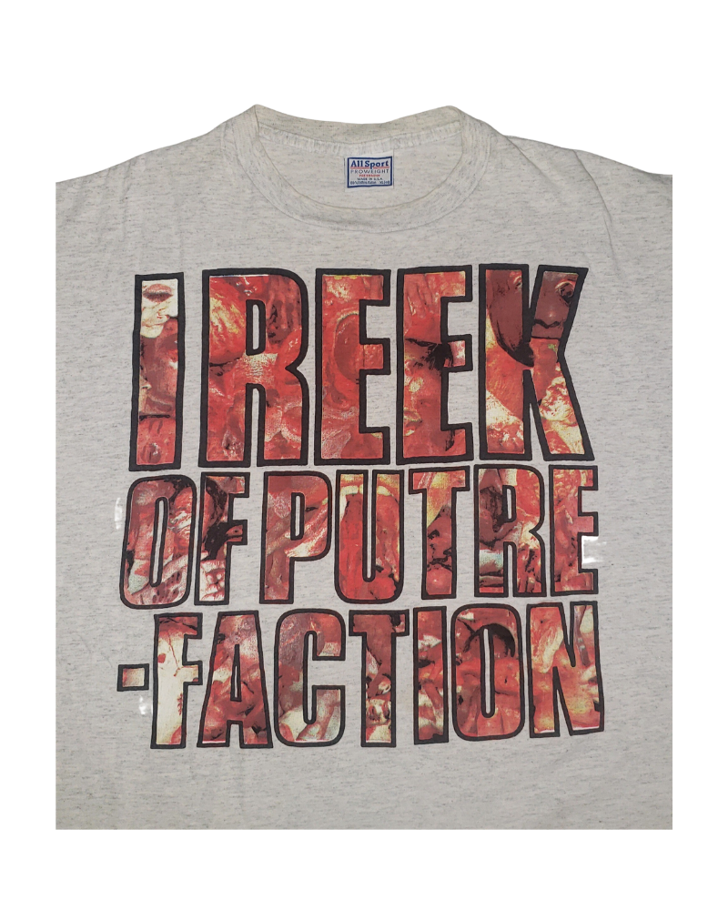 Vintage Carcass I Reek of Putrefaction 1992 T-Shirt vtg ash color ...