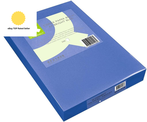Bright Blue Coloured A4 Copier Paper 80Gsm Ream (Pack of 500) KF01428 ...