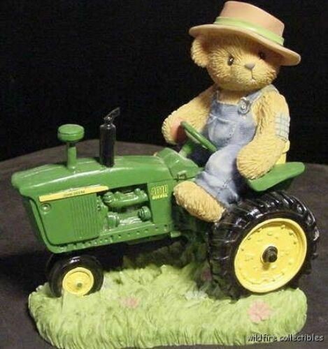 CHERISHED TEDDIES CHUCK JOHN DEERE TEDDY BEAR TRACTOR 4010 diesel 2000 ...