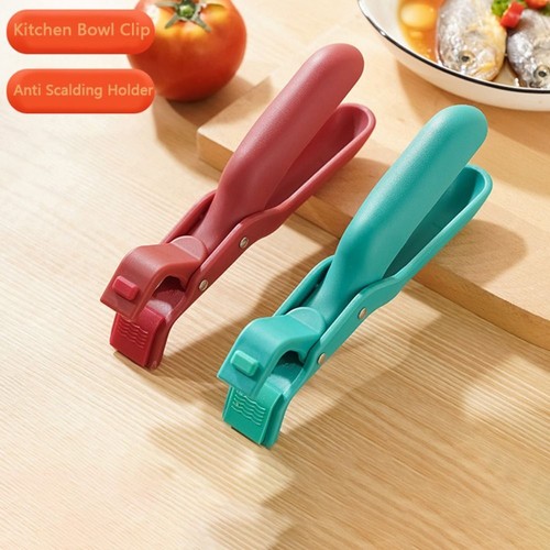 Silicone Kitchen Bowl Clip Gripper Pot Clips New Anti Scalding Holder ...