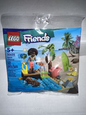 Lego 30635 Friends Beach Cleanup Polybag 52 pcs - Sealed! | eBay