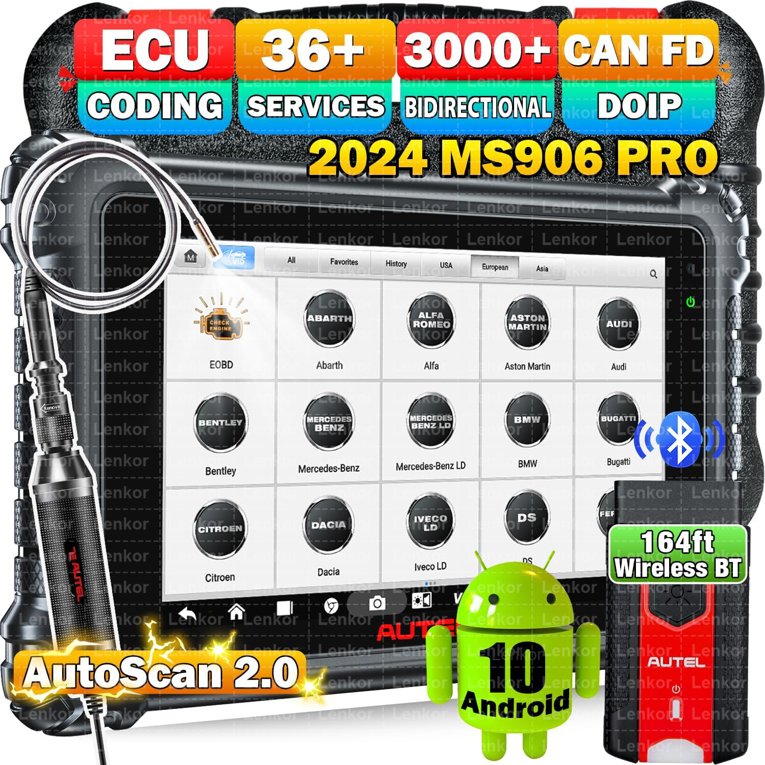 2025 Newest Autel MaxiSys MS906 Pro Coding | Grelly USA