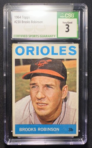 1964 Topps #230 Brooks Robinson CSG CGC 3 VG HOF Baltimore Orioles | eBay